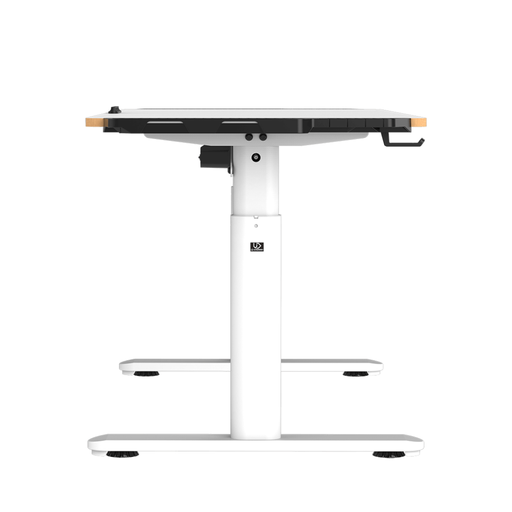 Ultradesk PULSAR LED RGB - Małe biurko z elektryczną regulacją